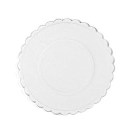 Plain White Coasters 80mm