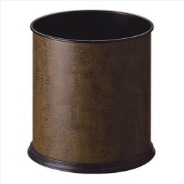 Brown Luxury Steel Bin 10 Litre